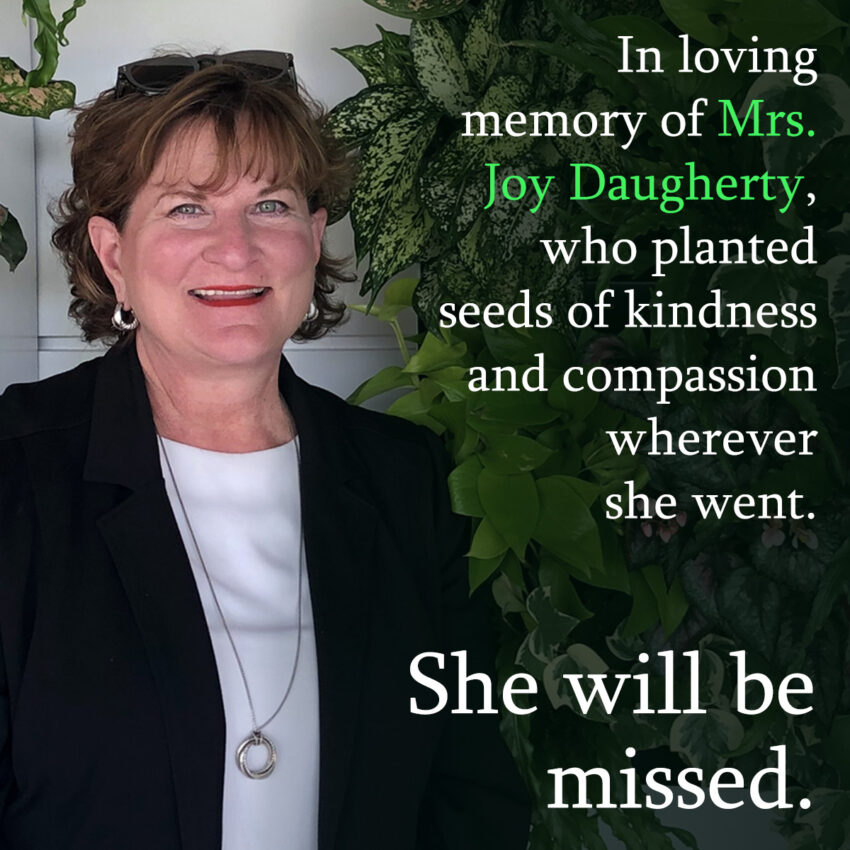 Remembering Joy Daugherty | Interiorscapes, Inc